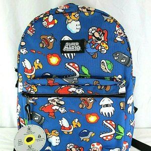 Nintendo | Other | Super Mario Backpack Blue | Poshmark